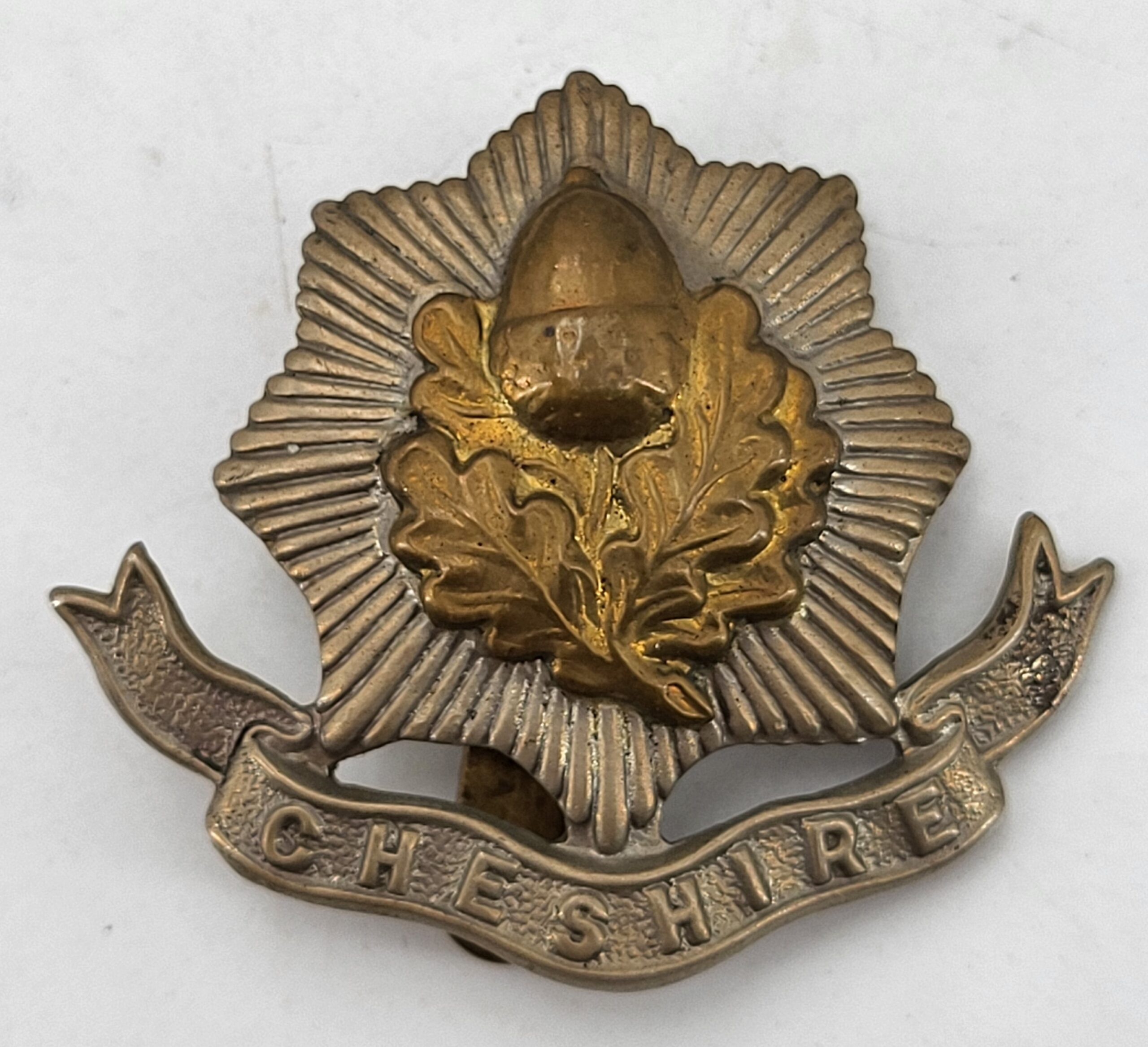 Cap Badge CHESHIRE REG - Militaria du bocage