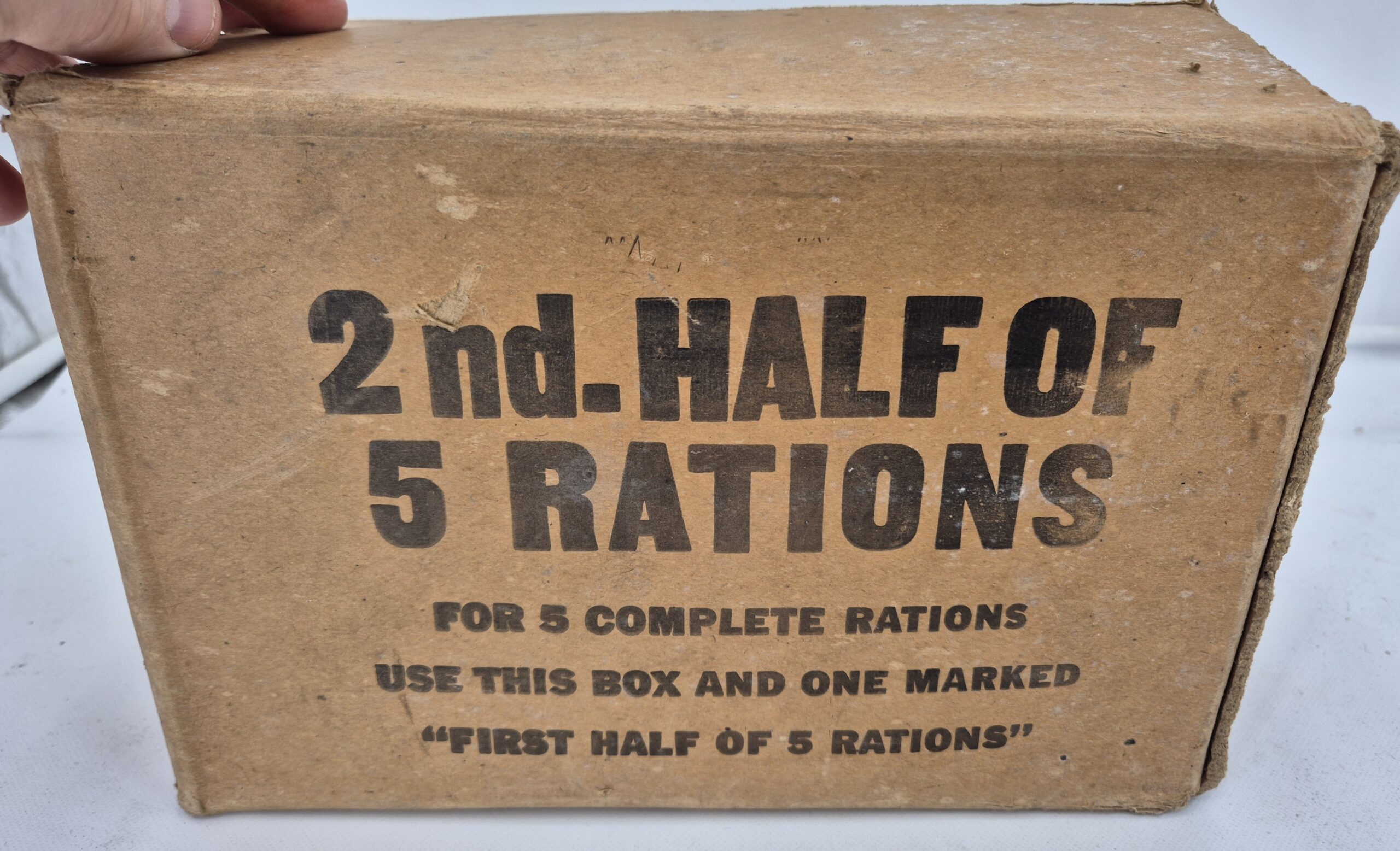carton Ration US - Militaria du bocage