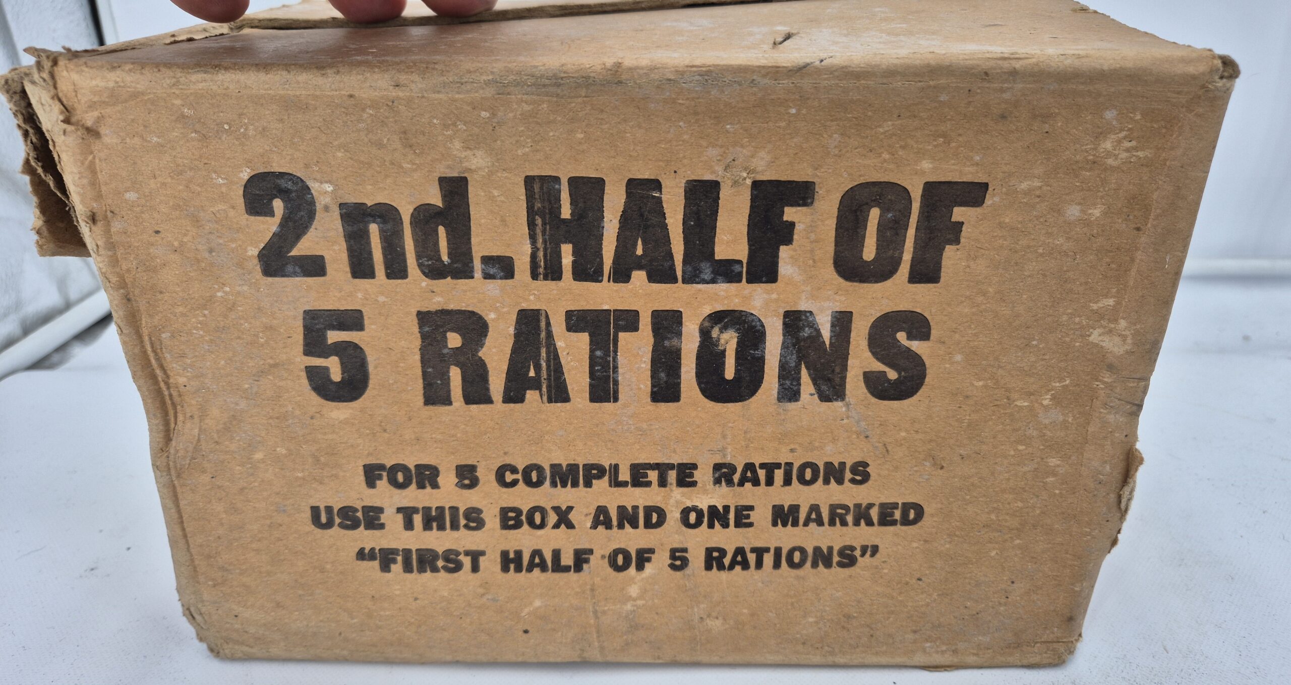 carton Ration US - Militaria du bocage