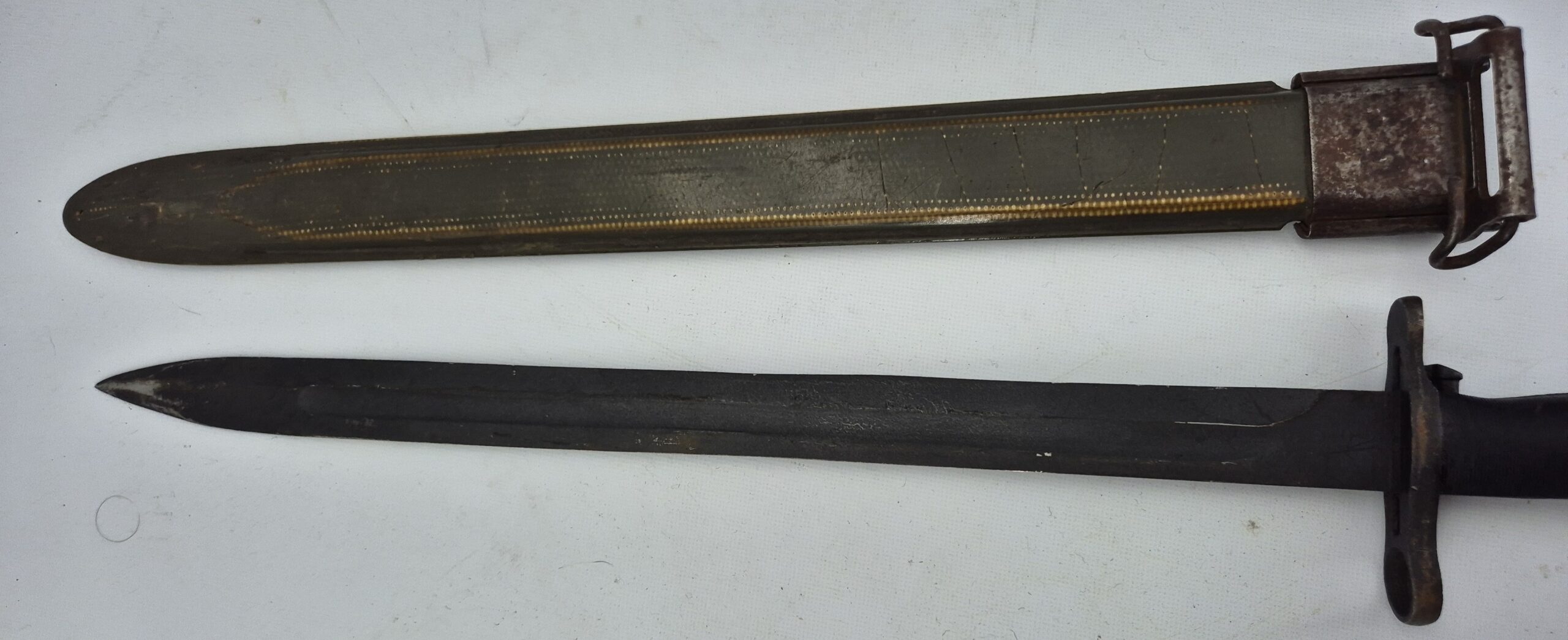 Baïonnette de Garand Longue UFH 1942 - Militaria du bocage