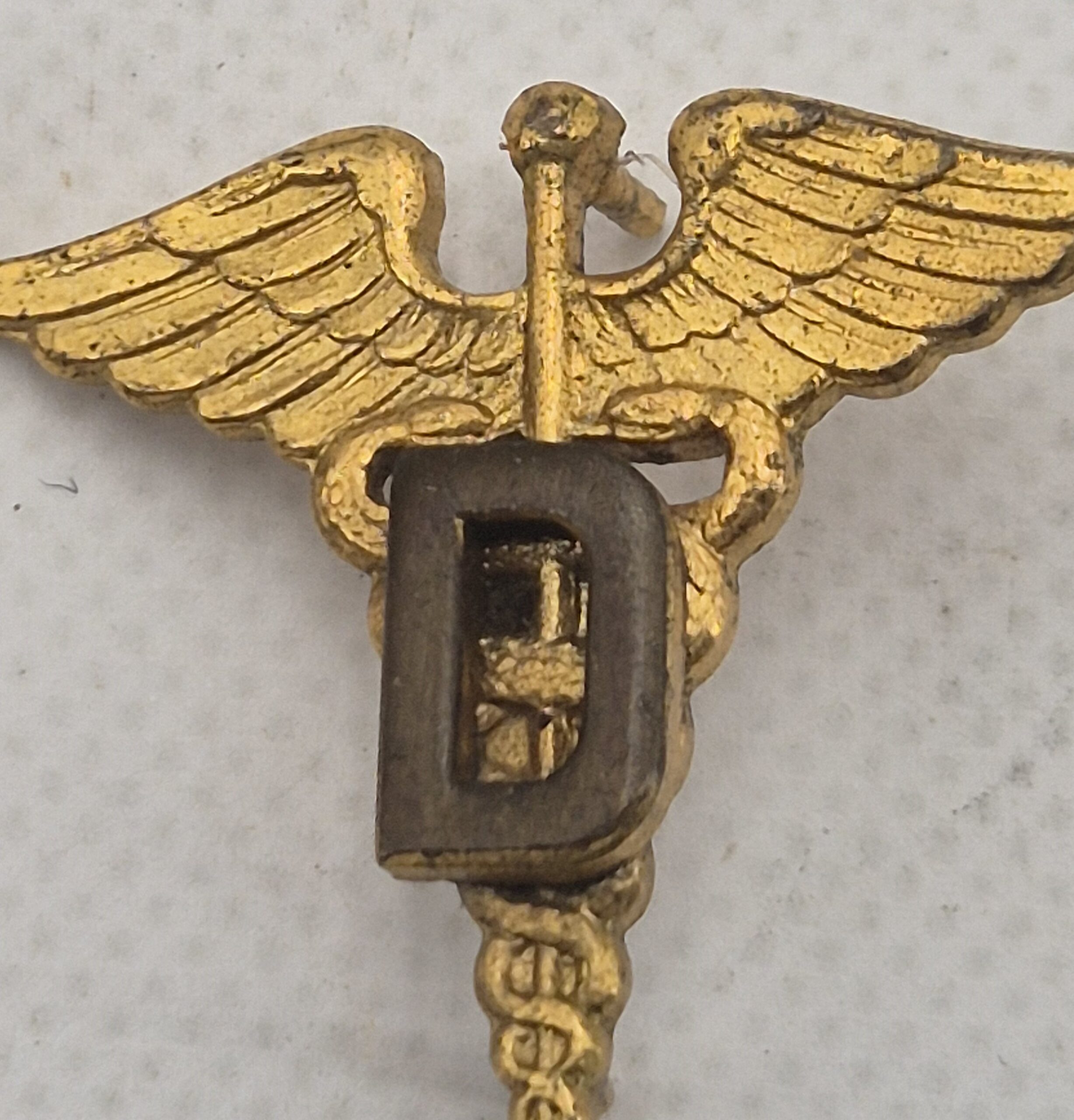 Insigne de col Medic US - dentiste - Militaria du bocage